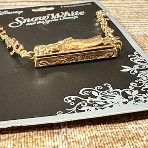 Disney | Jewelry | Disney Snow White And The Seven Dwarfs Nwt Gold ...